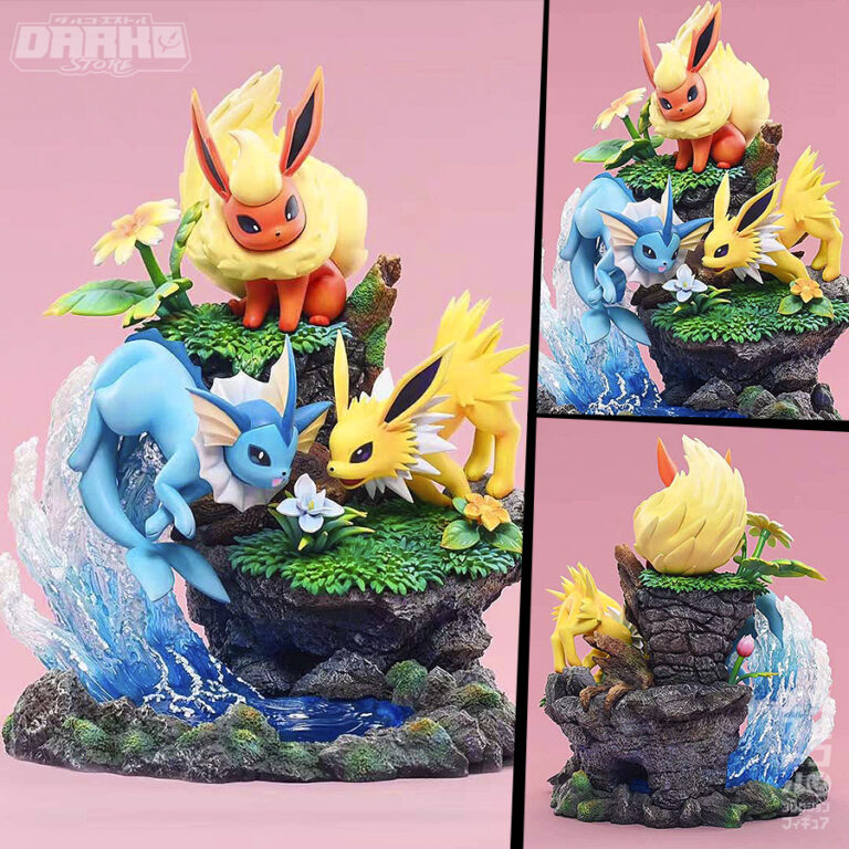 Pokemon – Fire Water Thunder Eevee Family – DM Studio – Darko Store