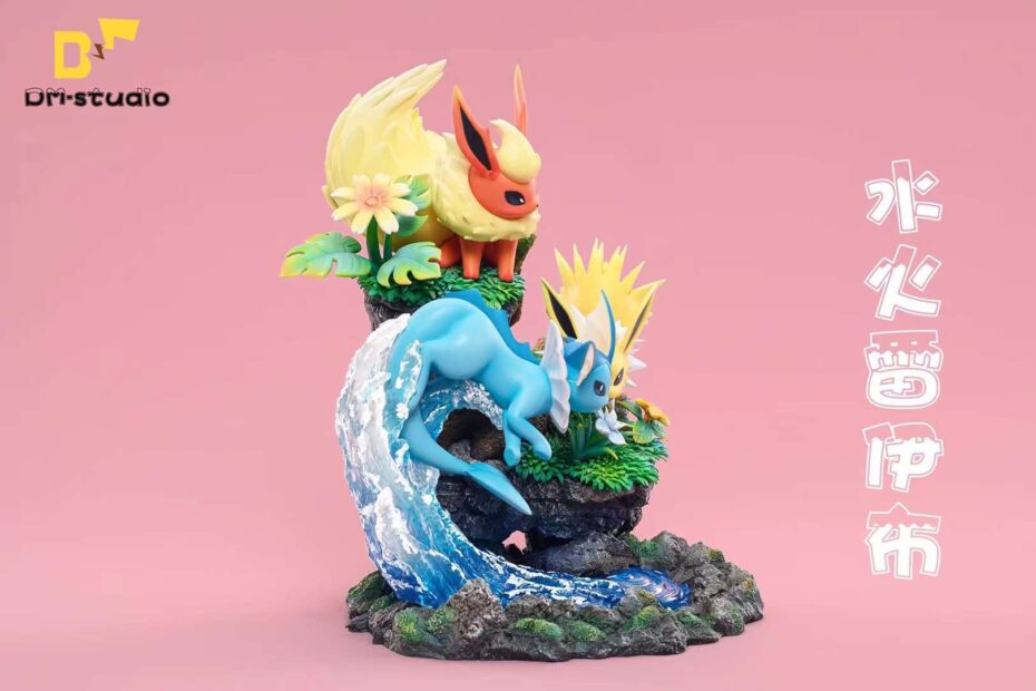 Pokemon – Fire Water Thunder Eevee Family – DM Studio – Darko Store