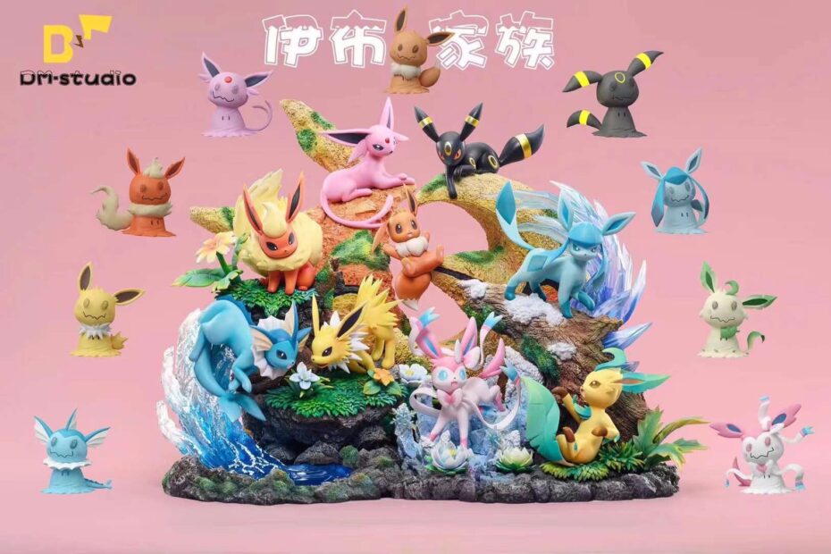Pokemon – Fire Water Thunder Eevee Family – DM Studio – Darko Store